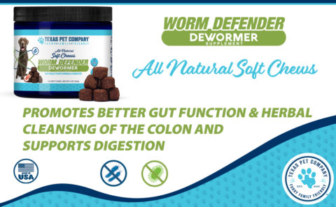 Worm Defender All Natural Dog Dewormer Soft Chews | Texas Pet Company