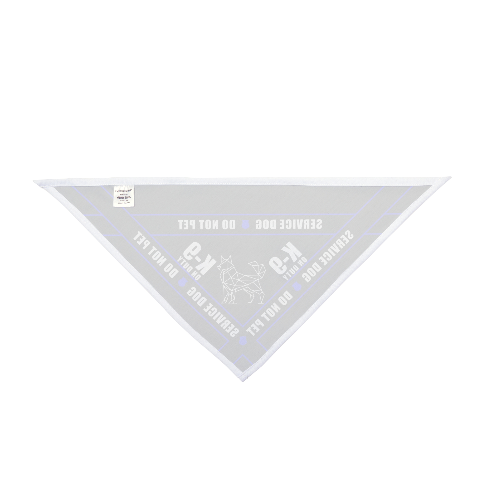 K-9 Service Dog Bandana - Triangle » Texas Pet Company