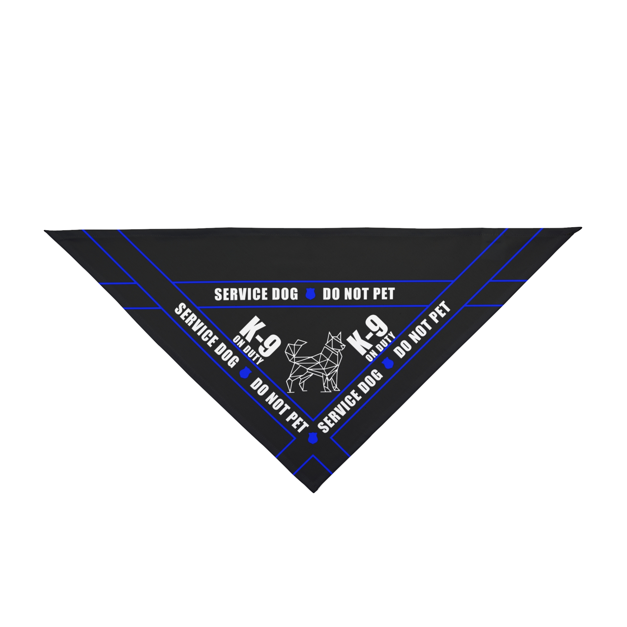K-9 Service Dog Bandana - Triangle » Texas Pet Company